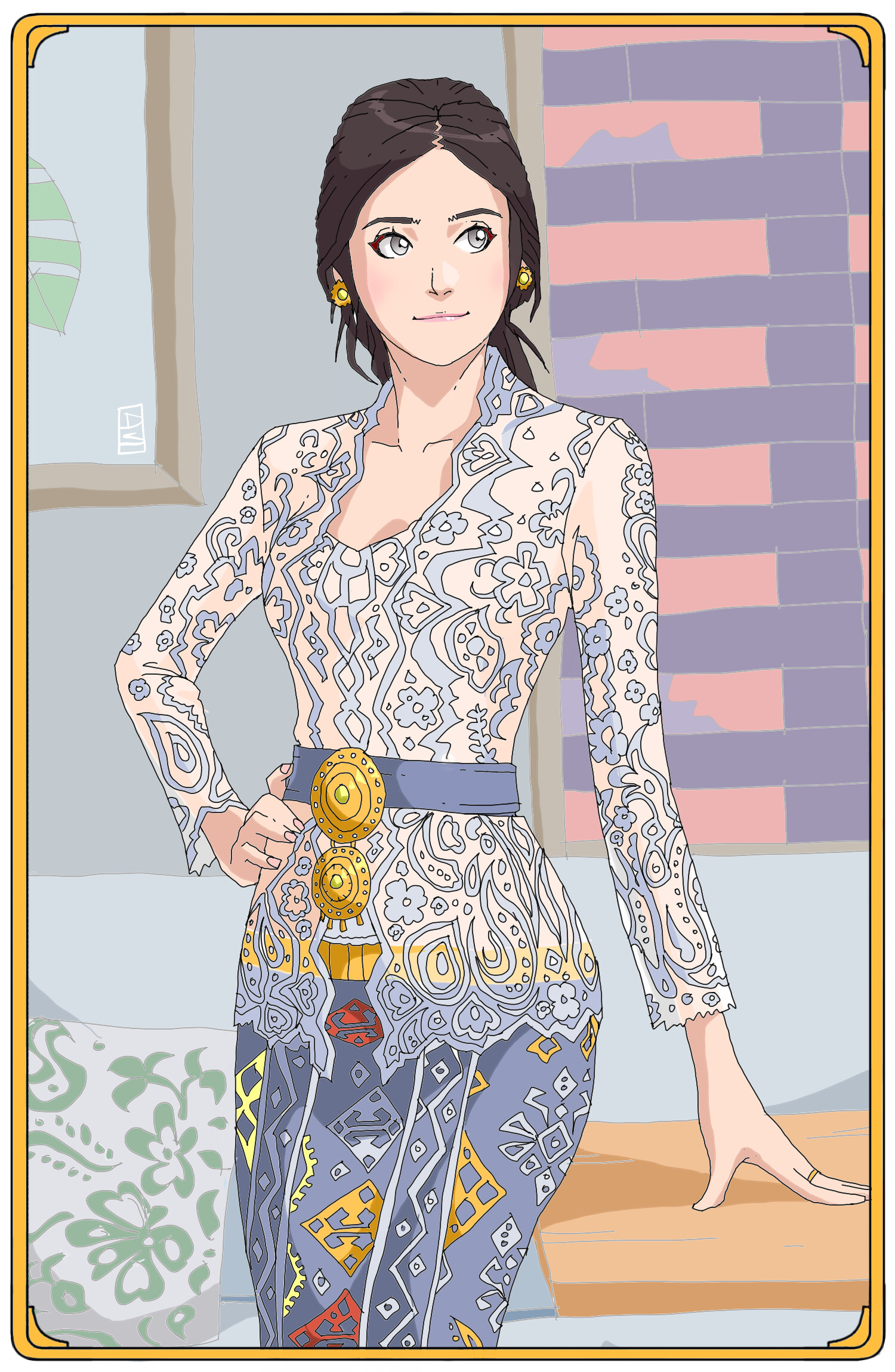 ArtStation - Cultural Kebaya Girl