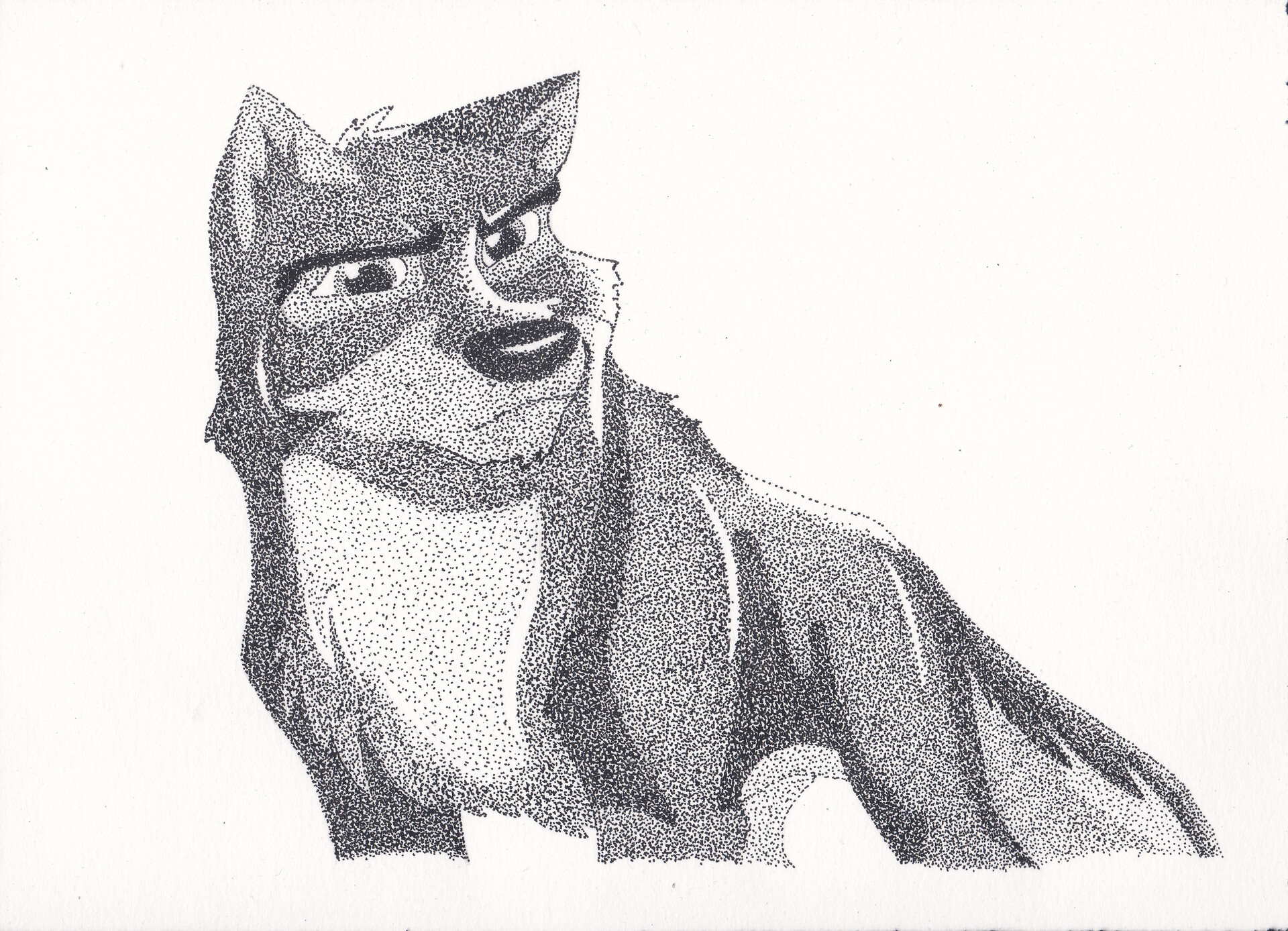 ArtStation - Balto - Hand made drawing