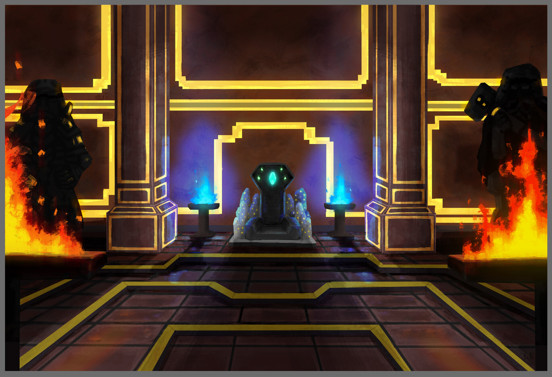 ArtStation - concept art - throne