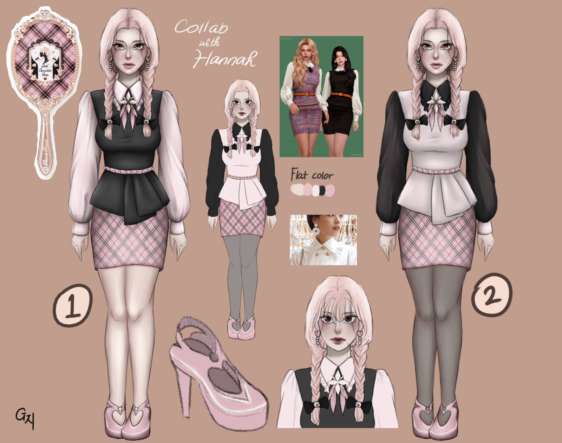 ArtStation - Flowerknows Chocolate Series Character Design Artwork