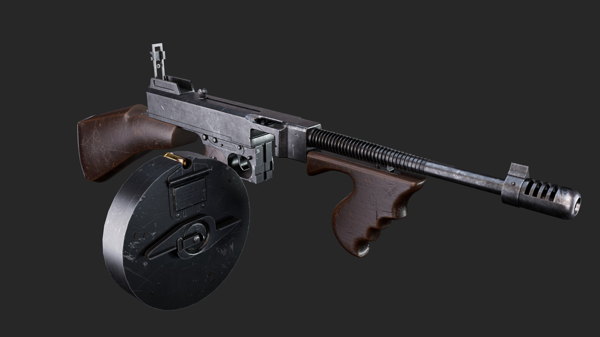 Ángel Rodríguez Fernández - Thompson Submachine Gun 1928