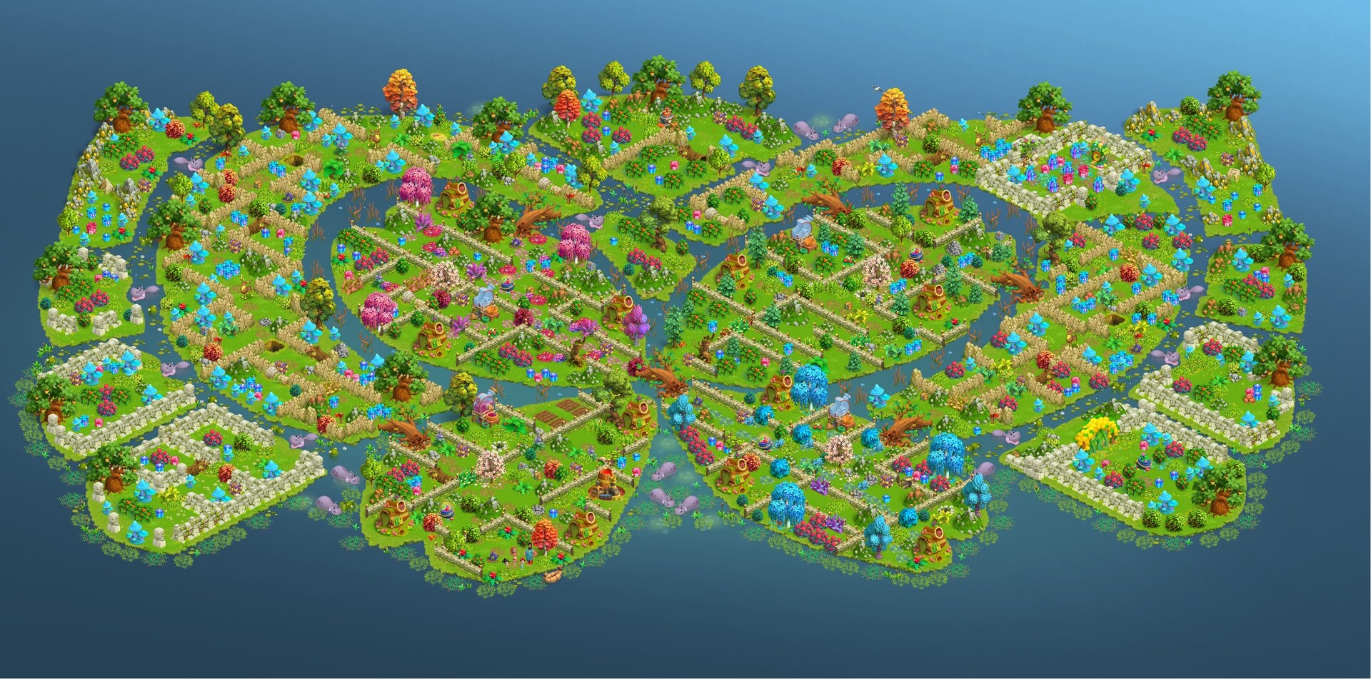 ArtStation - Family island (event - Lucky island)