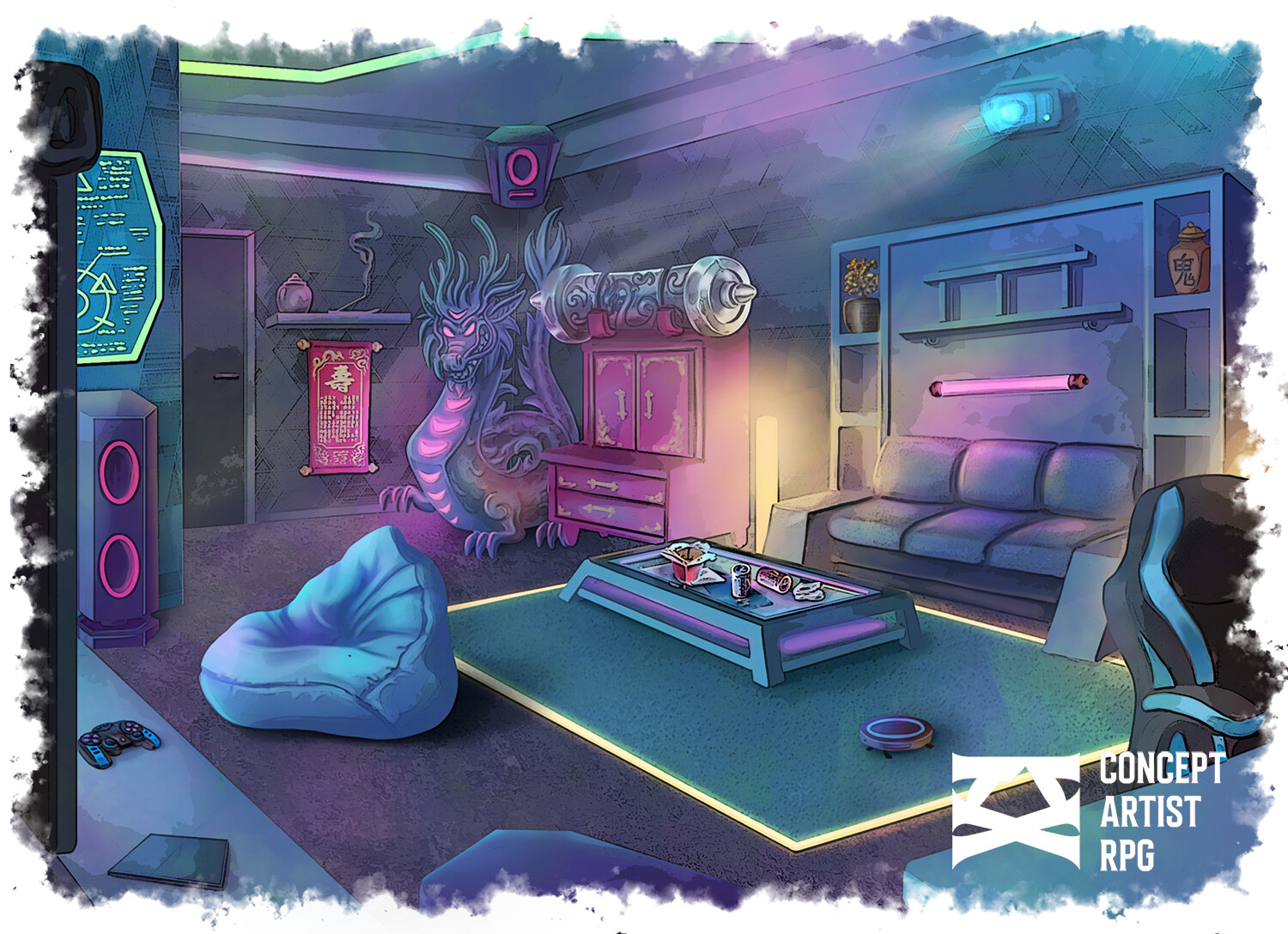 ArtStation - Protagonist's room