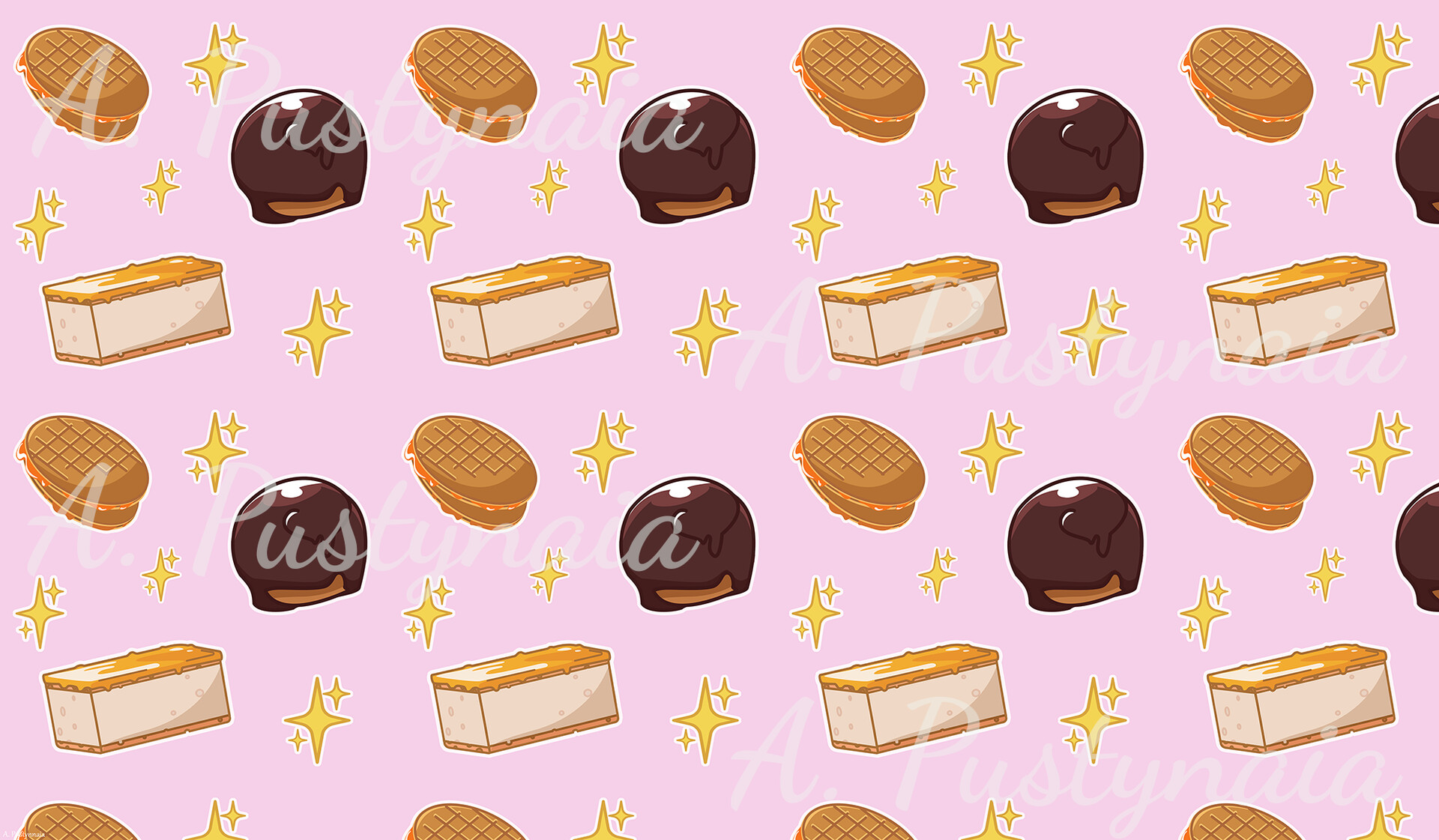 ArtStation - Sweet pattern :3