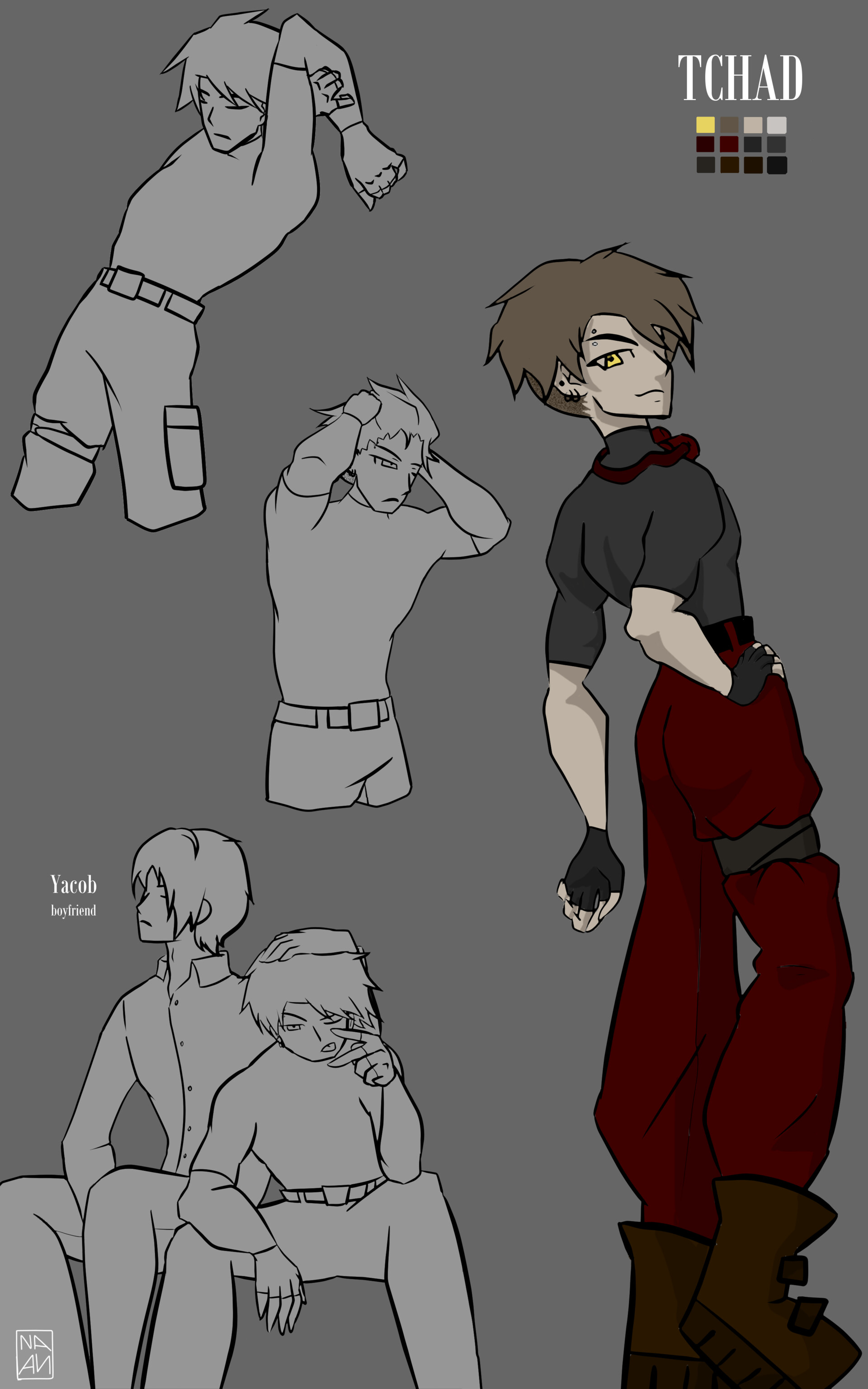 ArtStation - Charadesign - Tchad