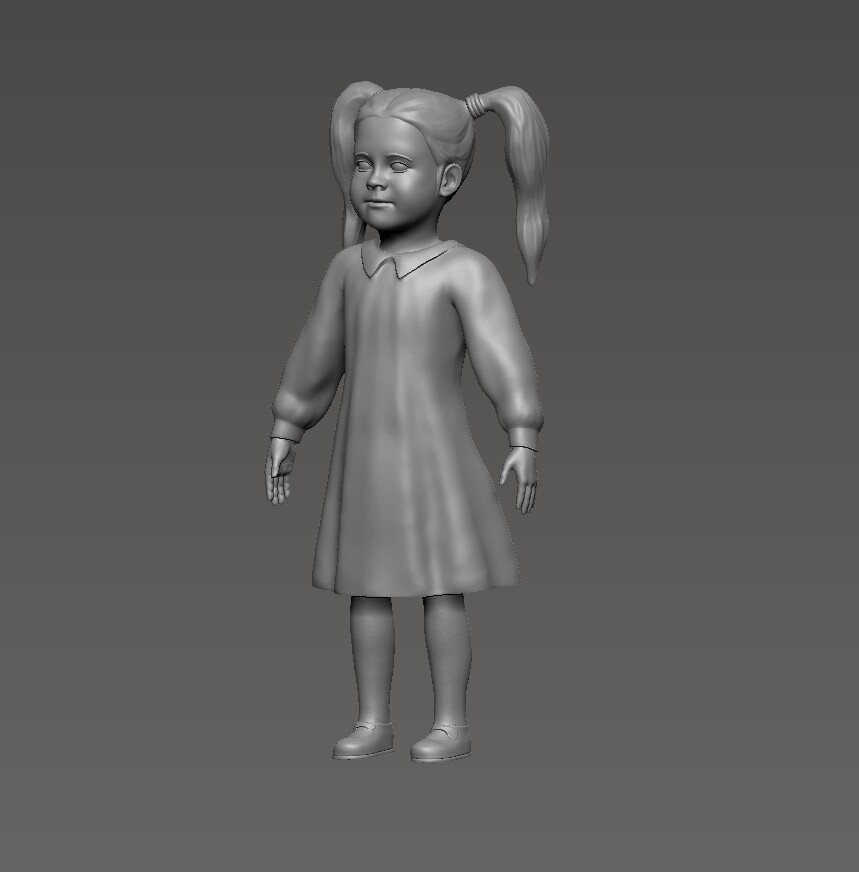 ArtStation - Human child (about 5 years old)