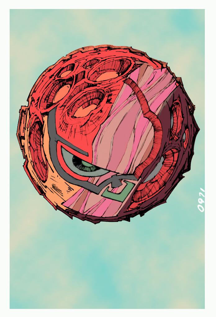 ArtStation - alien red planet