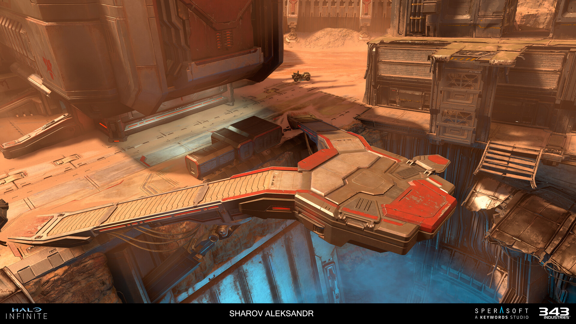 Alexander Sharov - Halo Infinite "Breaker" map - Level Art