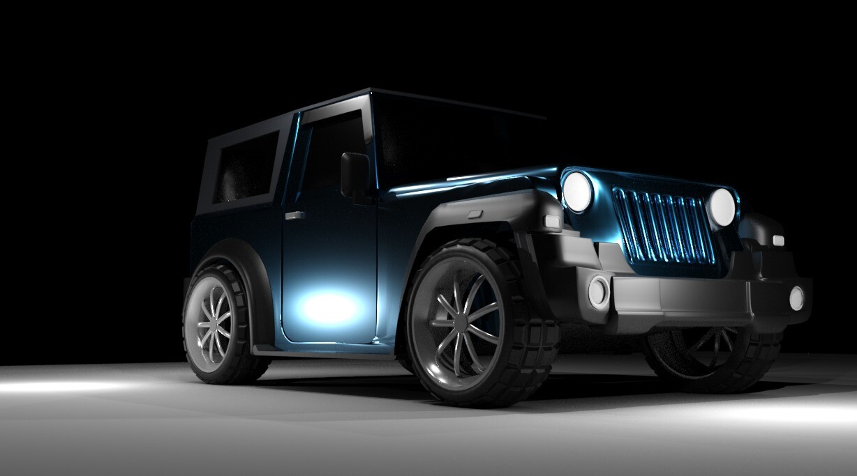 ArtStation - MAHINDRA THAR