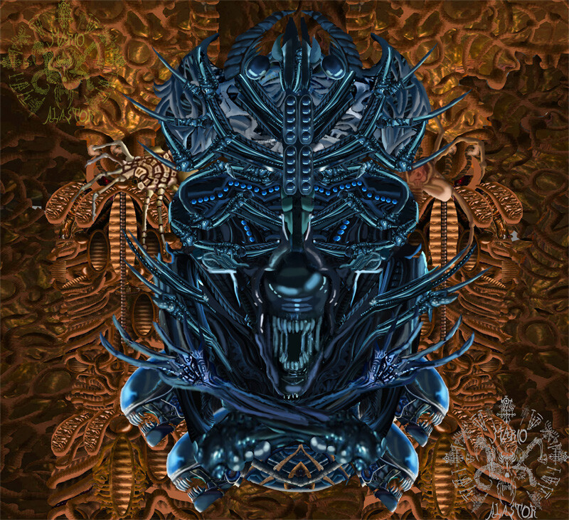 ArtStation - Alien Queen abstract