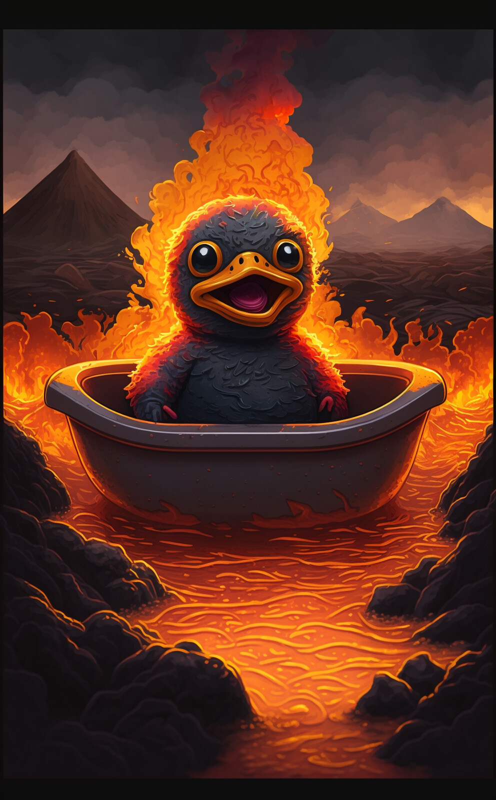 ArtStation - Duck in hell