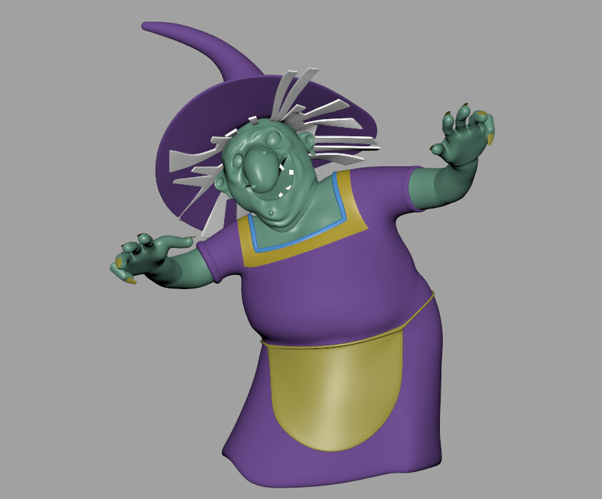 ArtStation - Booba Cartoon Witch