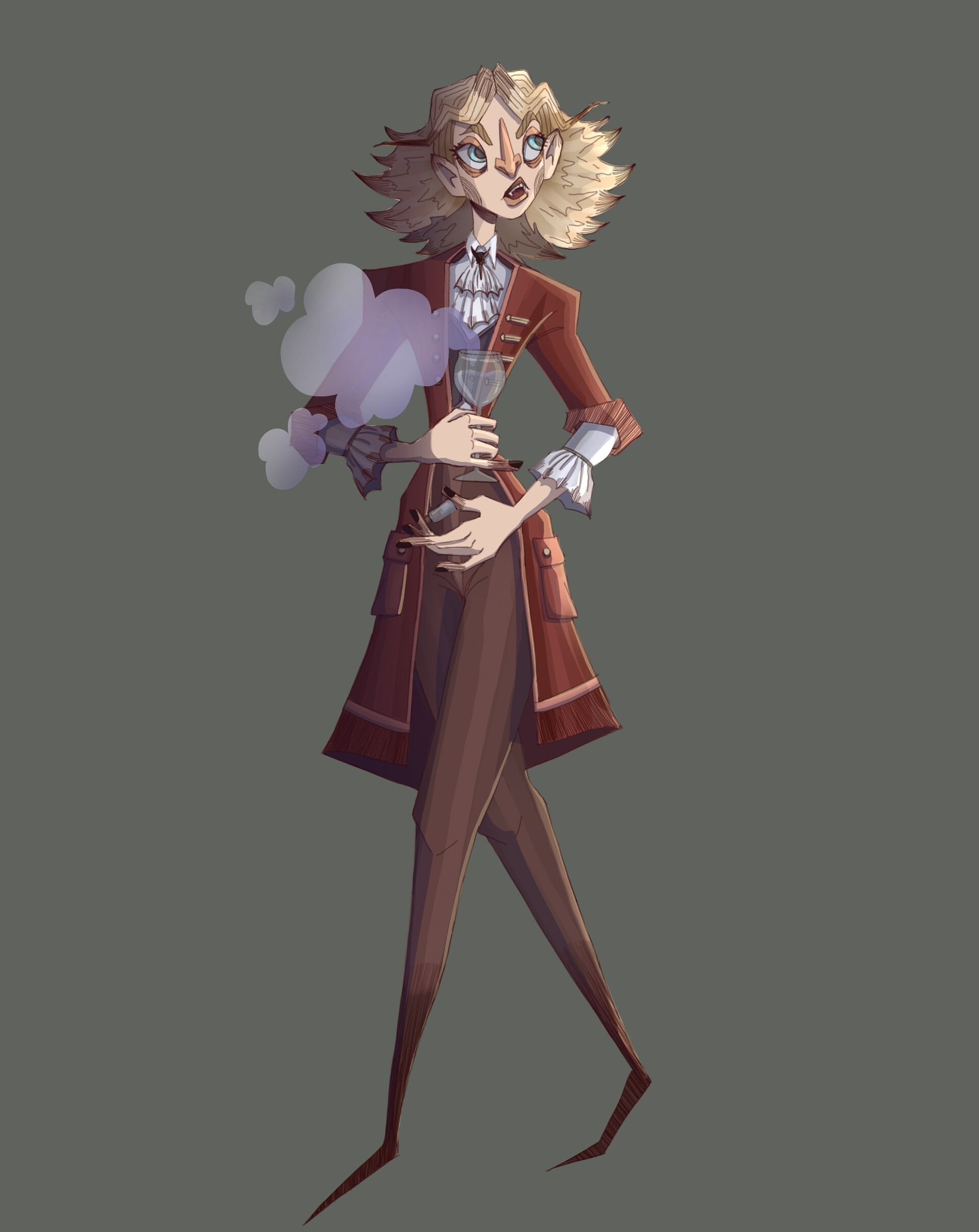 ArtStation - Vampire character for stickers