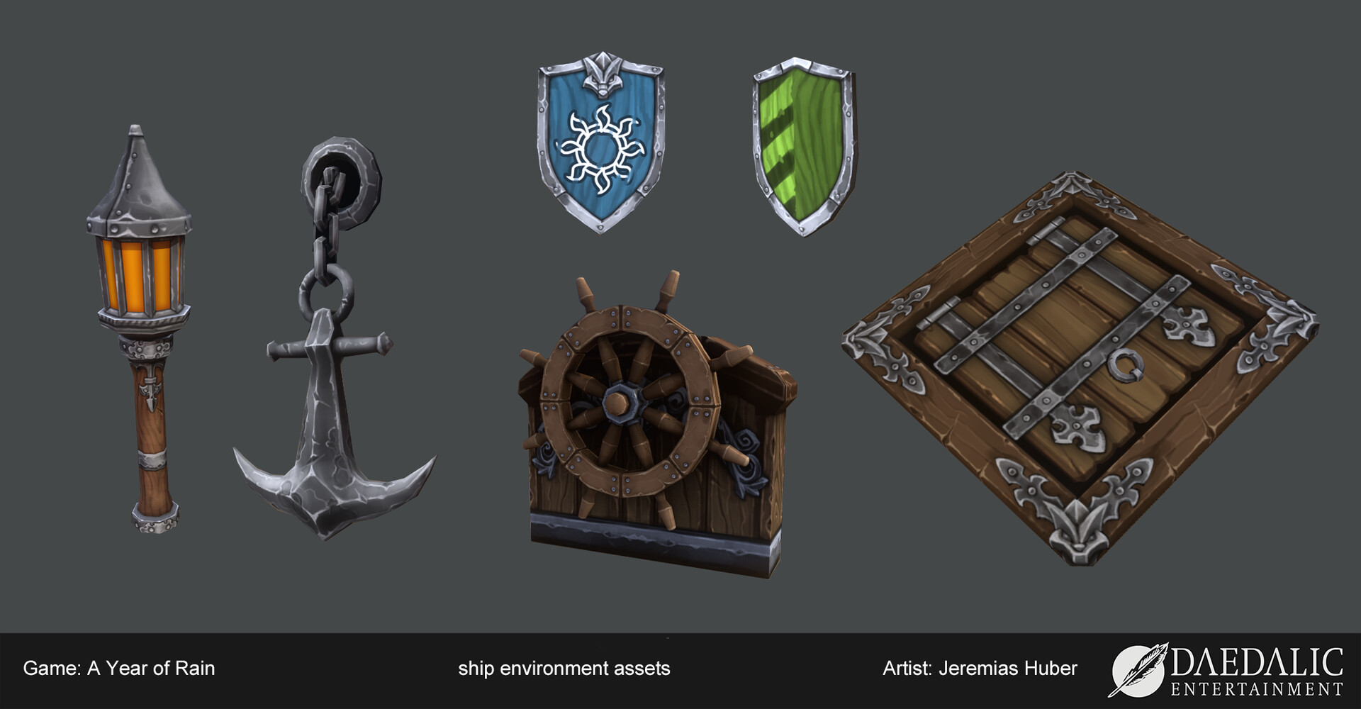 Jeremias Huber - A Year of Rain - ship environment assets