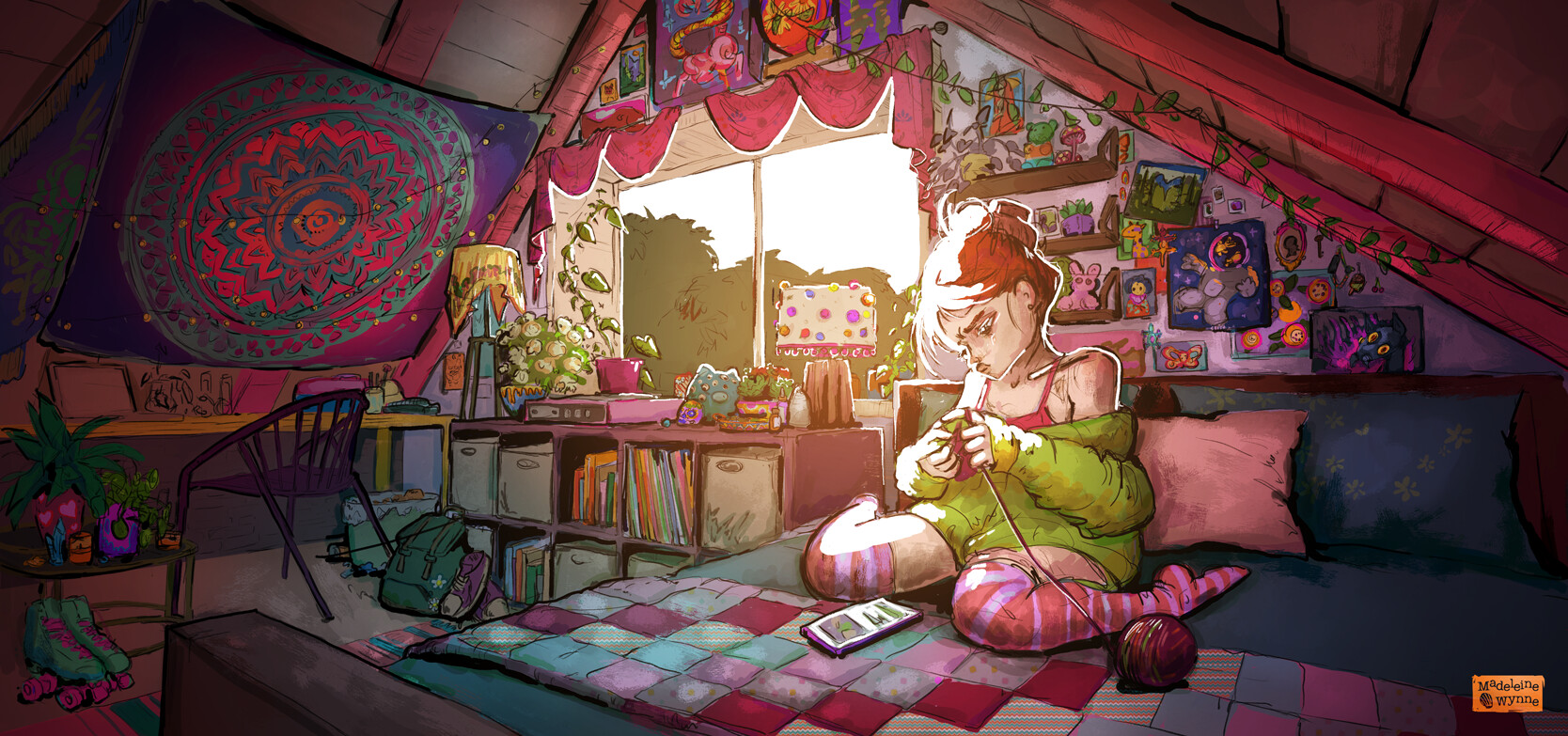 ArtStation - Learning Crochet