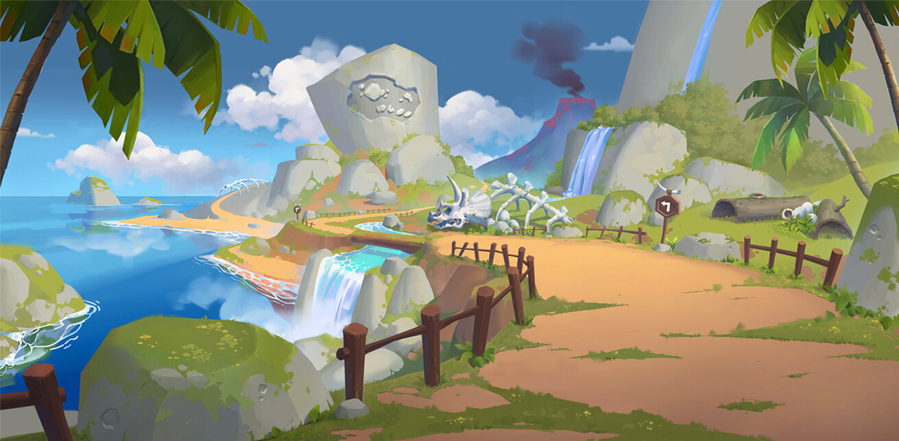 ArtStation - Jurassic Island