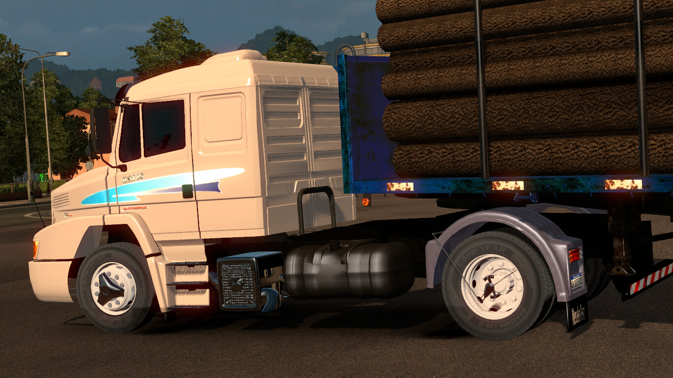 AGU3DStudy - camión Mercedes Benz 1634 + remolque Randon l - Modelo creado para Euro Truck ...