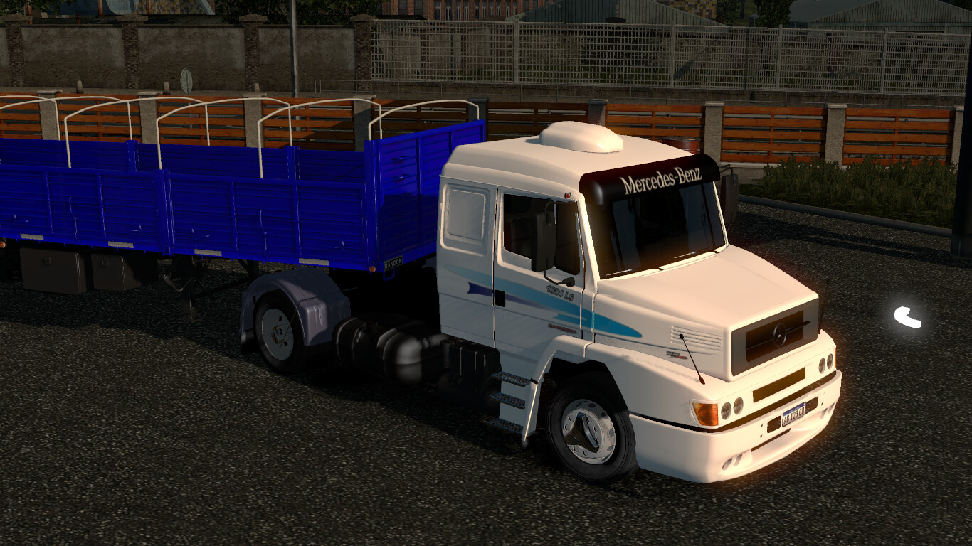 AGU3DStudy - camión Mercedes Benz 1634 + remolque Randon l - Modelo creado para Euro Truck ...