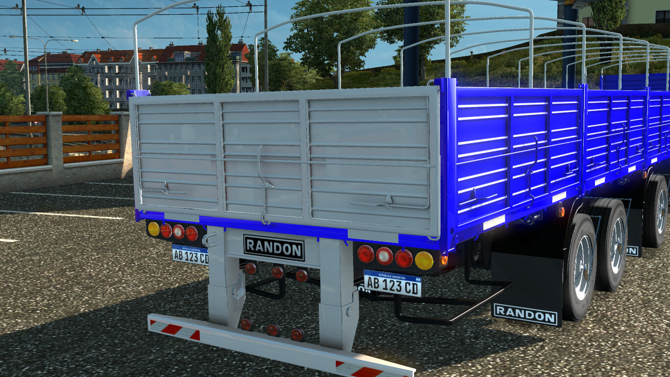 AGU3DStudy - camión Mercedes Benz 1634 + remolque Randon l - Modelo ...