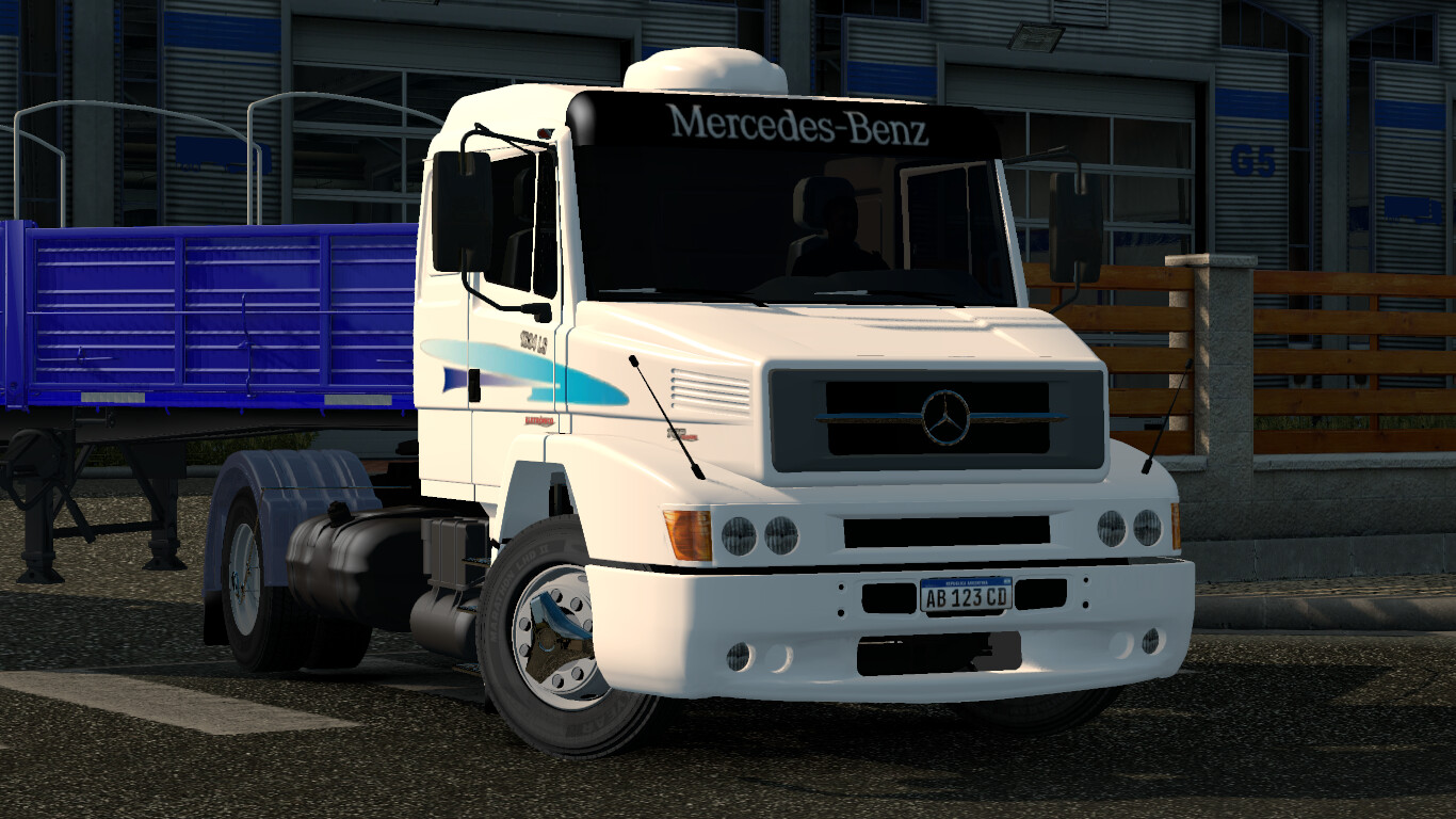 AGU3DStudy - camión Mercedes Benz 1634 + remolque Randon l - Modelo creado para Euro Truck ...