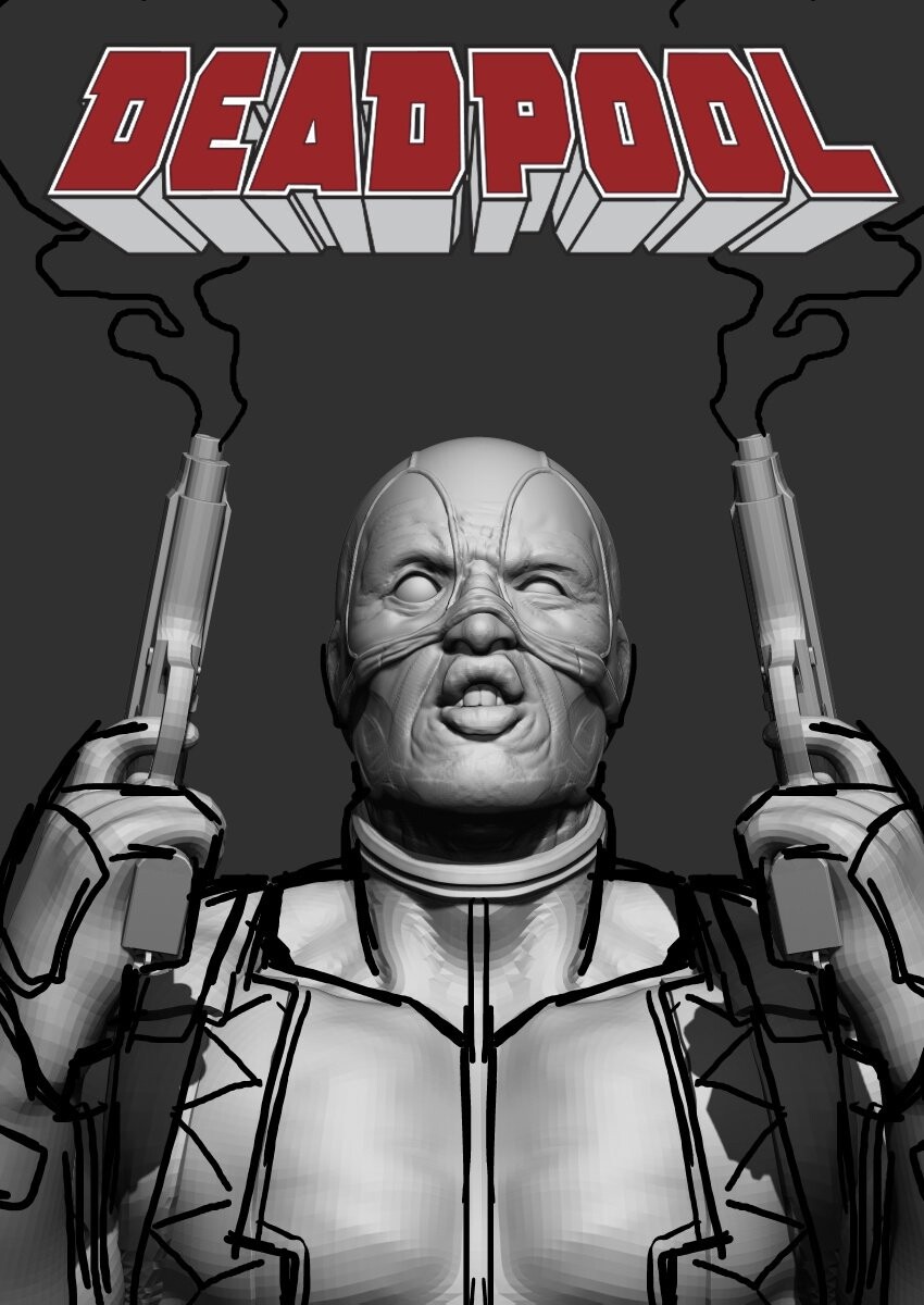ArtStation - Deadpool ( old work )