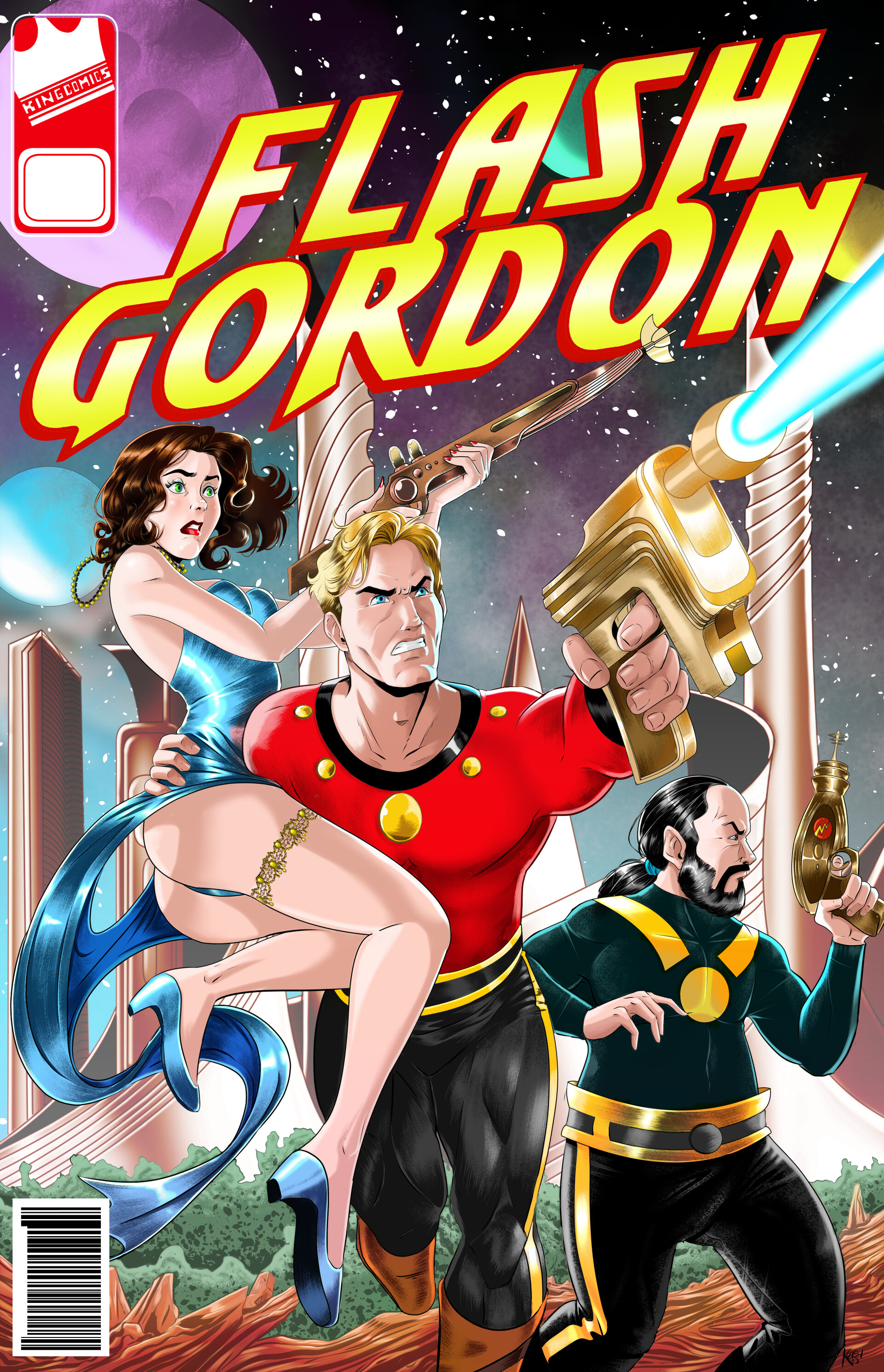ArtStation - flash gordon cover