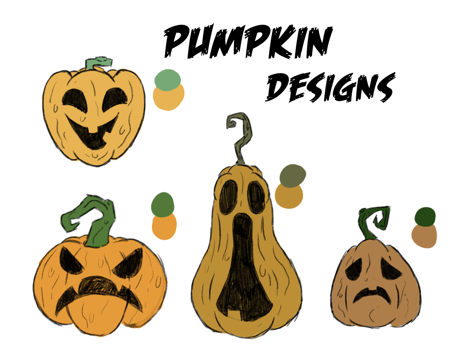 ArtStation - Pumpkin Props