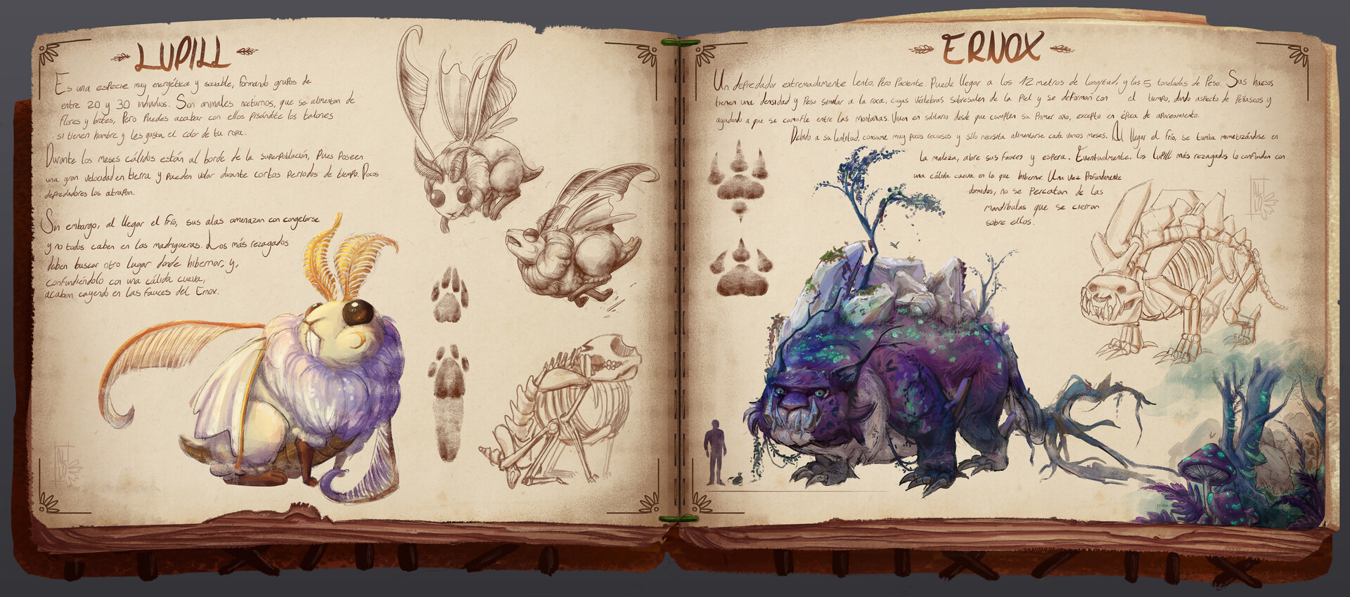 ArtStation - Bestiario: Diseño de Criaturas Fantásticas