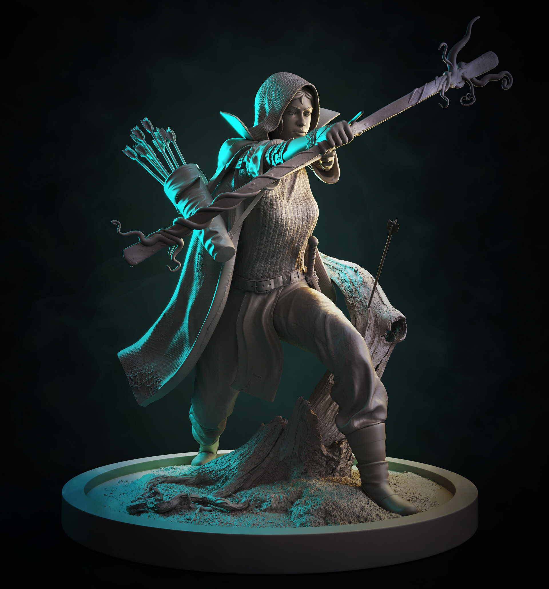 ArtStation - Aria the Archer