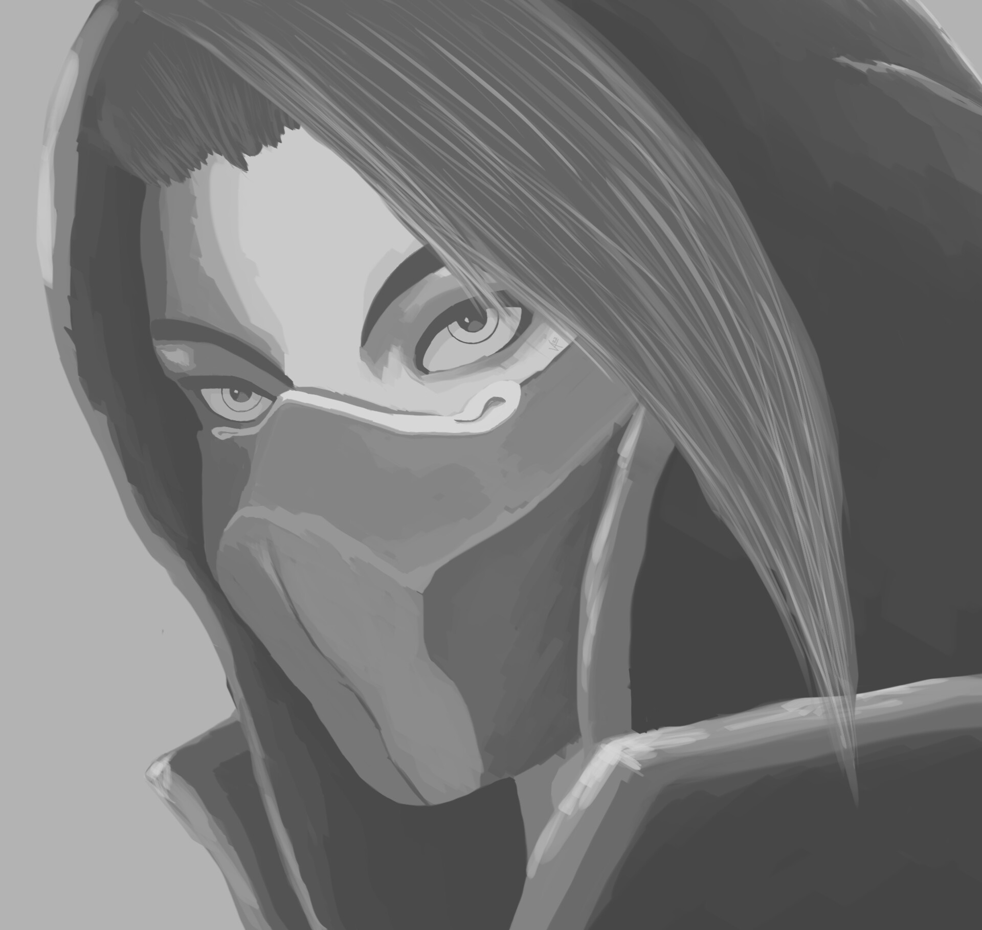 ArtStation - Masked Woman