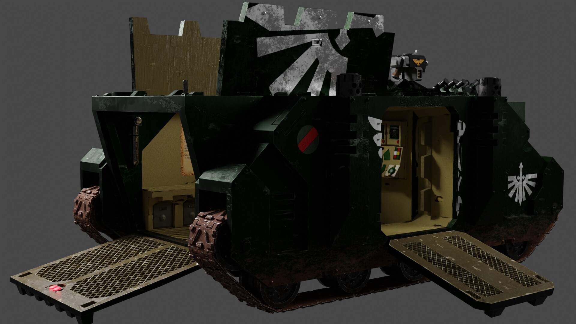 Leonardo Vasquez - Warhammer 40k Dark Angels Rhino Transport