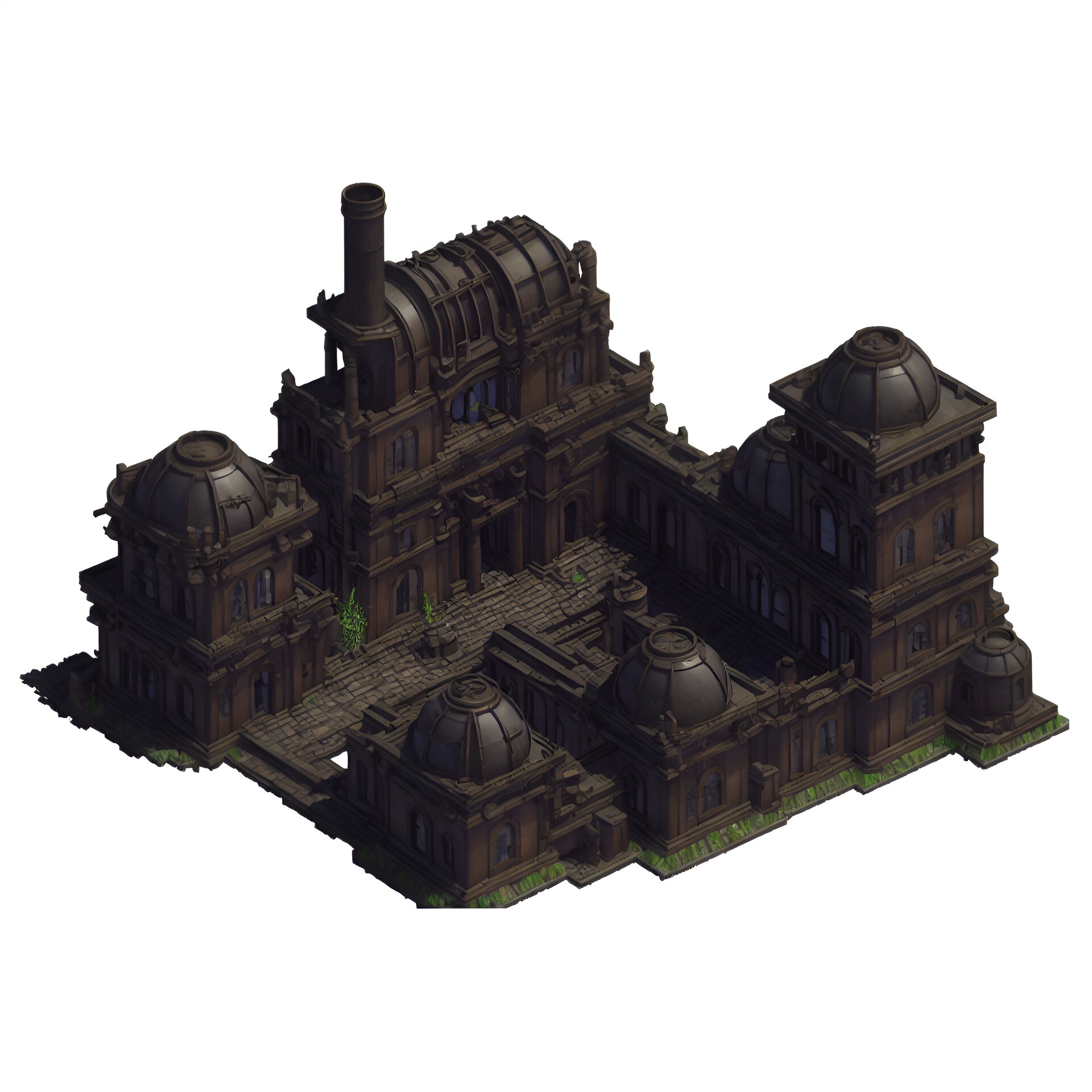 Zack Wayfarer - Byzantine-Atlantis Isometric City Sprites - Demo of 3