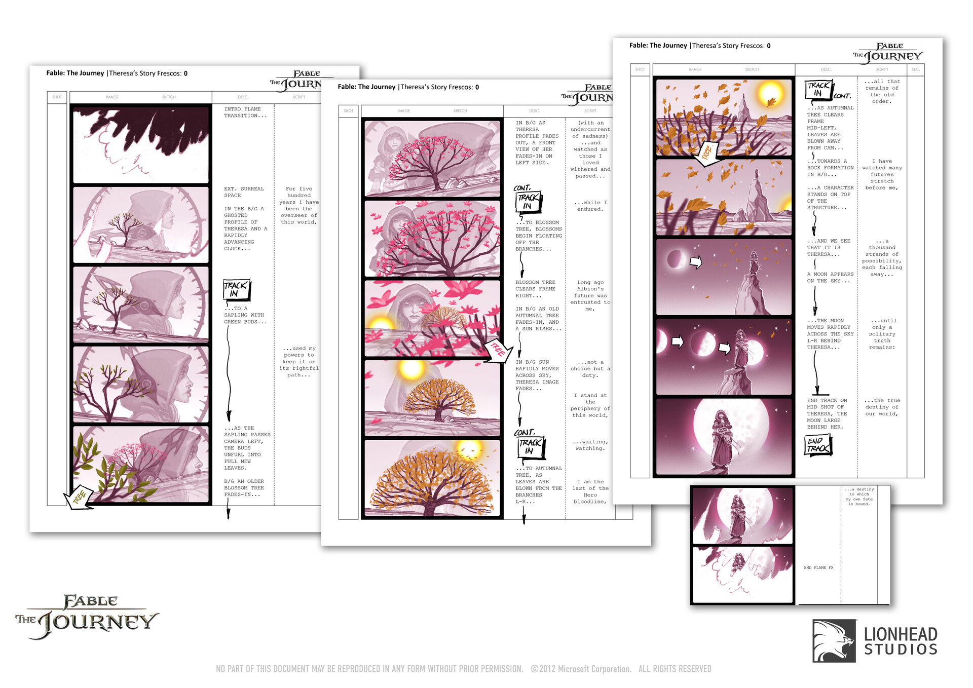 Ross Dearsley - Fable: The Journey - Theresa's Fresco 0 storyboards