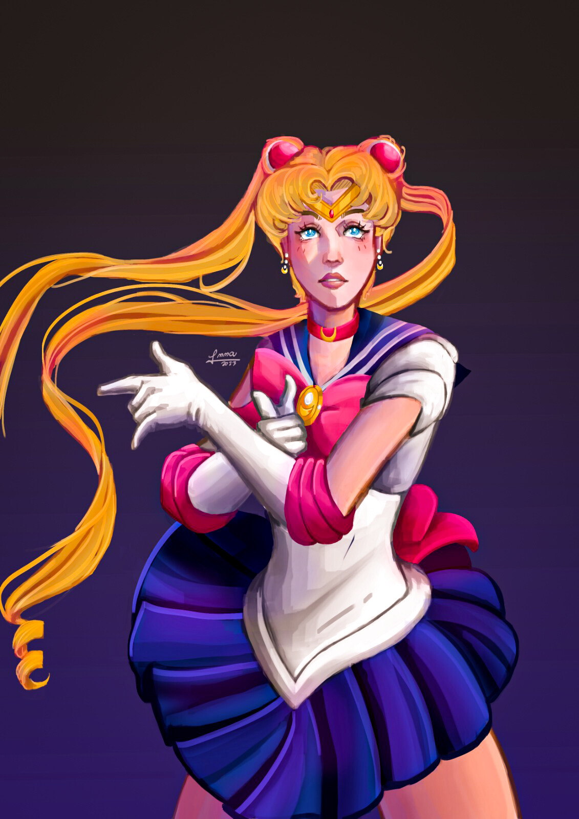 ArtStation - Sailor Moon/Serena Fanart🌙💫