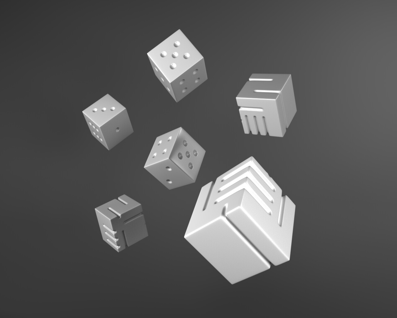 ArtStation - 3D Dice