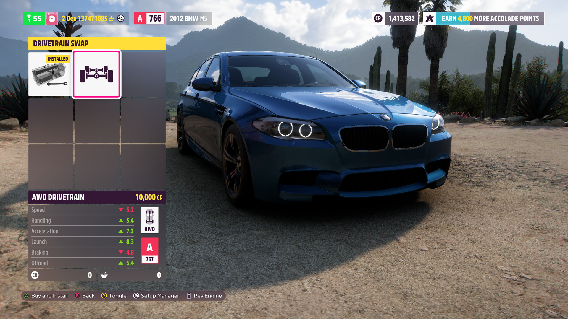 William Emery - Forza Horizon 5 - Garage UI