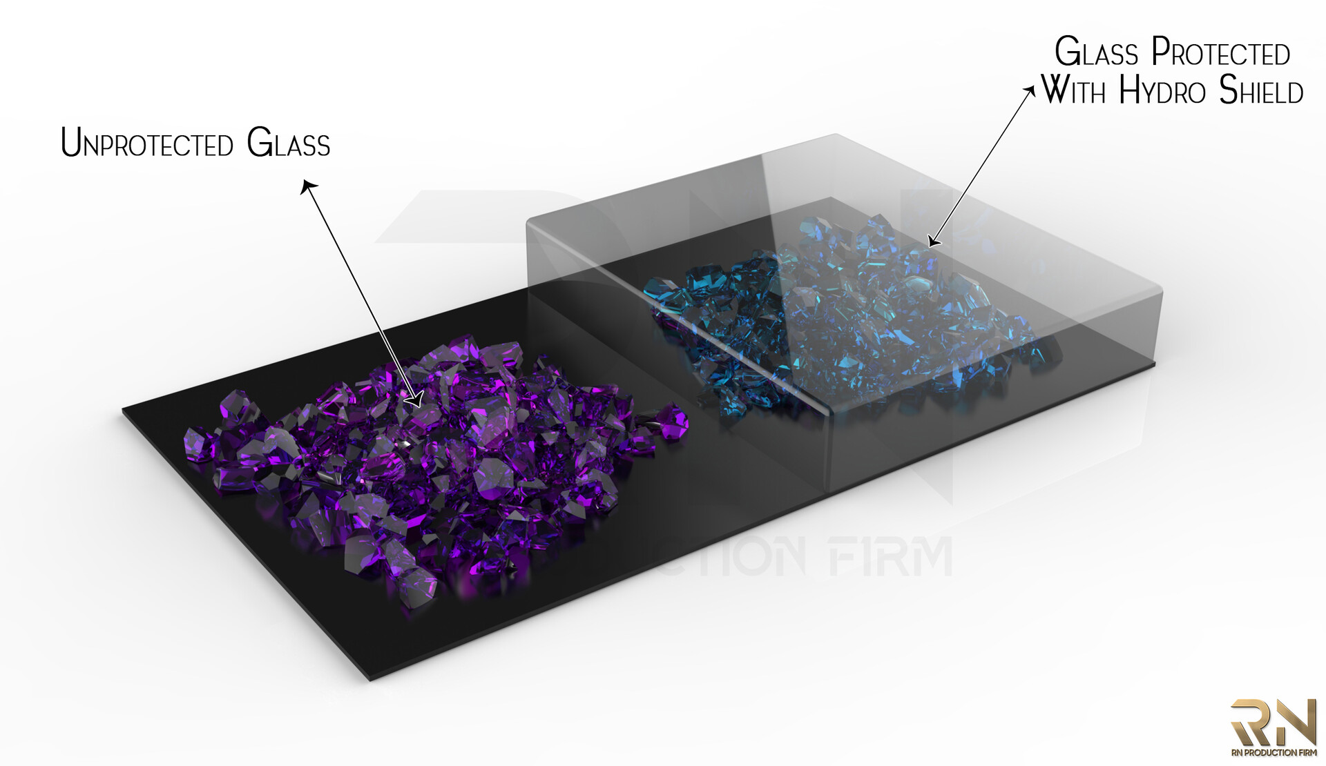 ArtStation - 3D "Protection Glass Design" Project