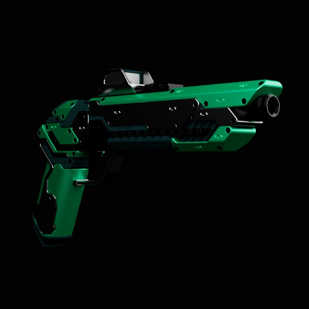 ArtStation - High Potency Pistol