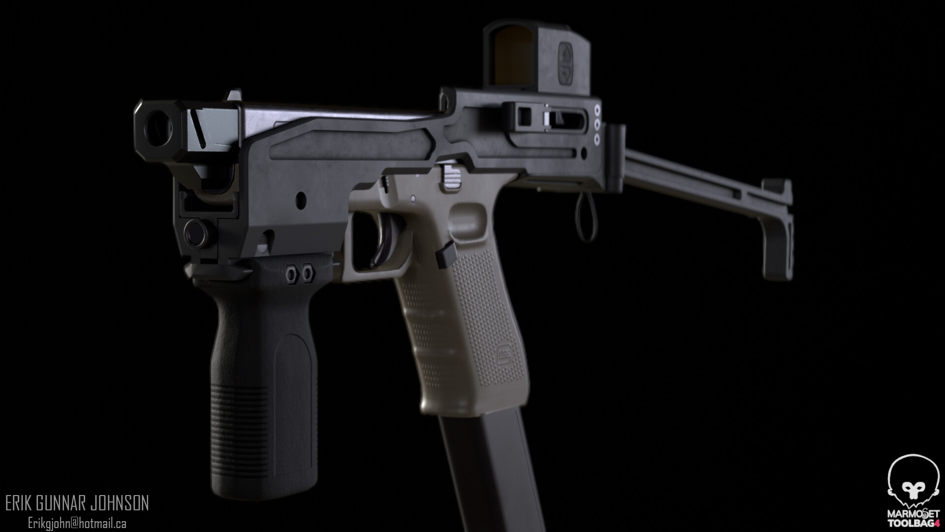 Erik Gunnar Johnson - Glock 17 PDW kit + attachments