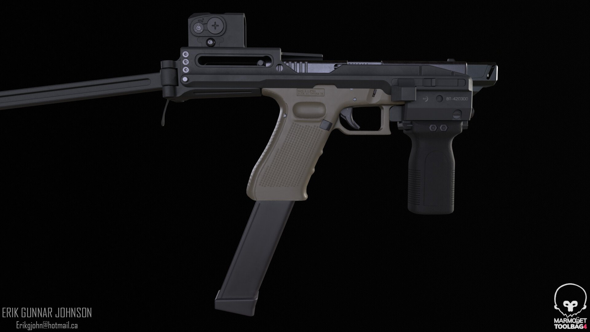 Erik Gunnar Johnson - Glock 17 PDW kit + attachments