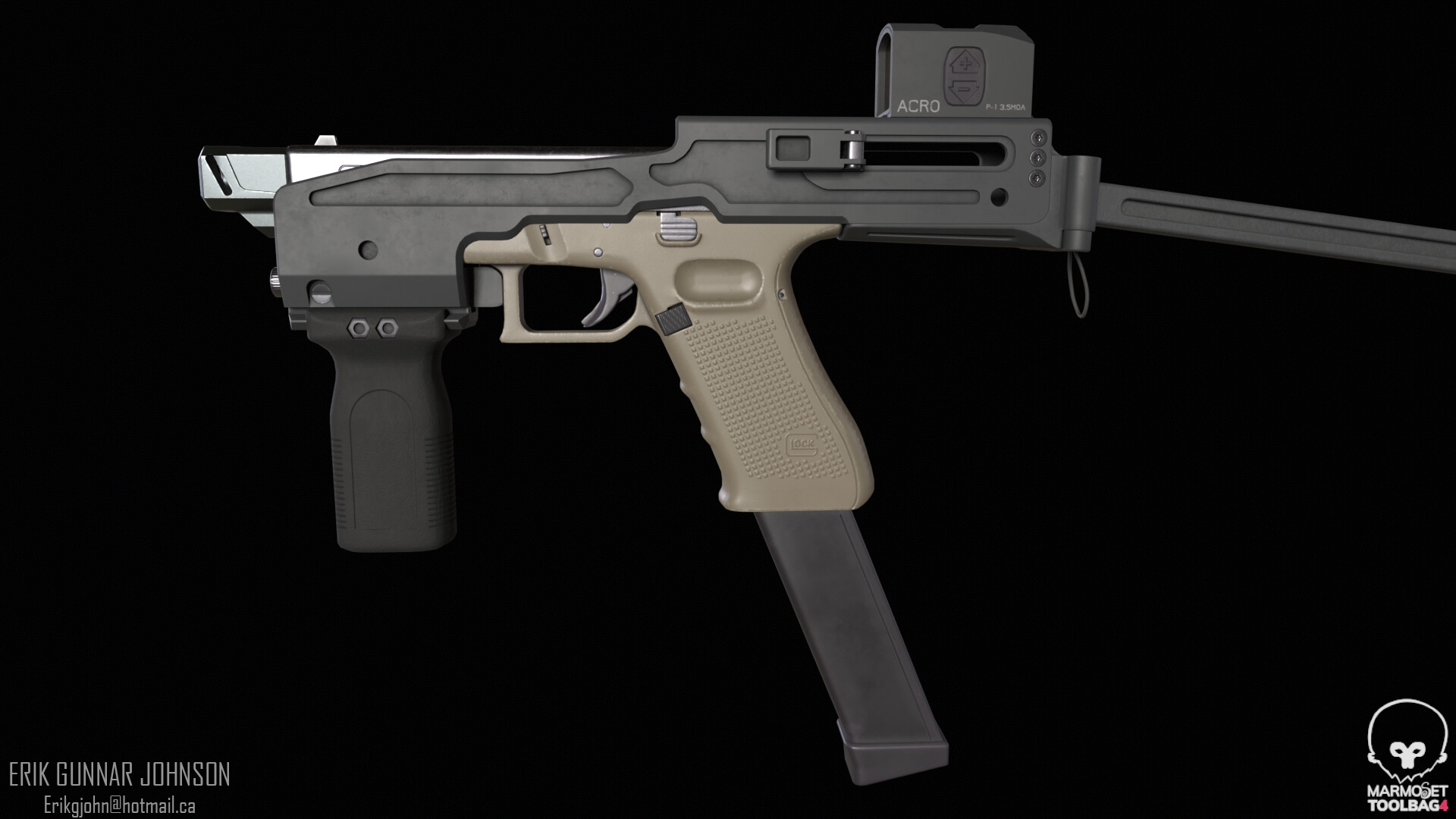 Erik Gunnar Johnson - Glock 17 PDW kit + attachments