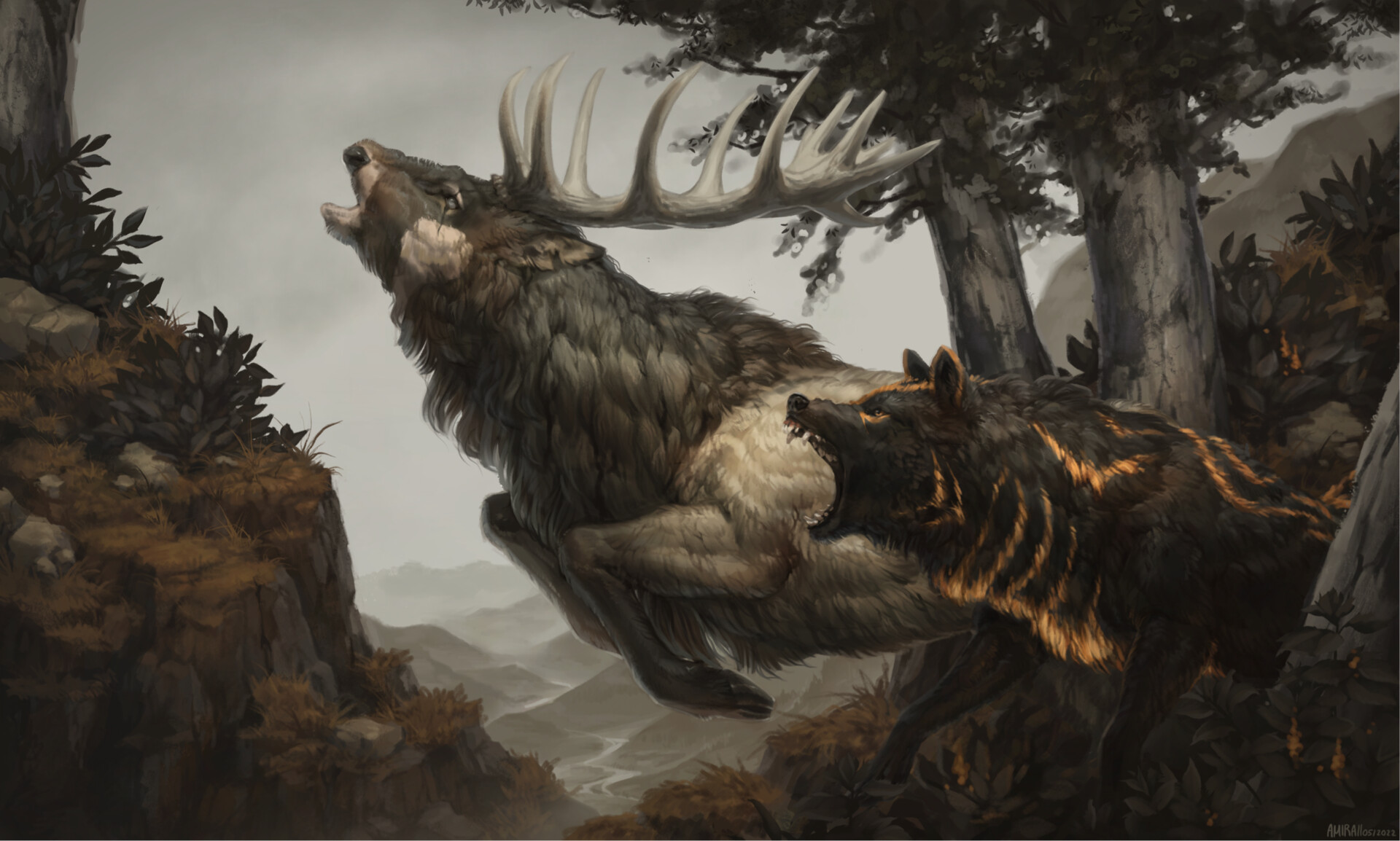 ArtStation - Hunting the giant