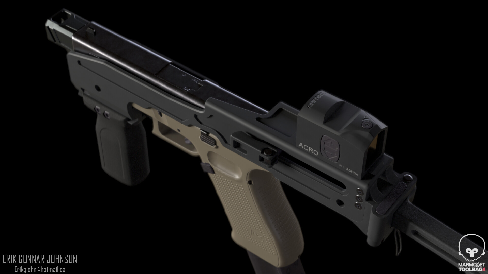 Erik Gunnar Johnson - Glock 17 PDW kit + attachments