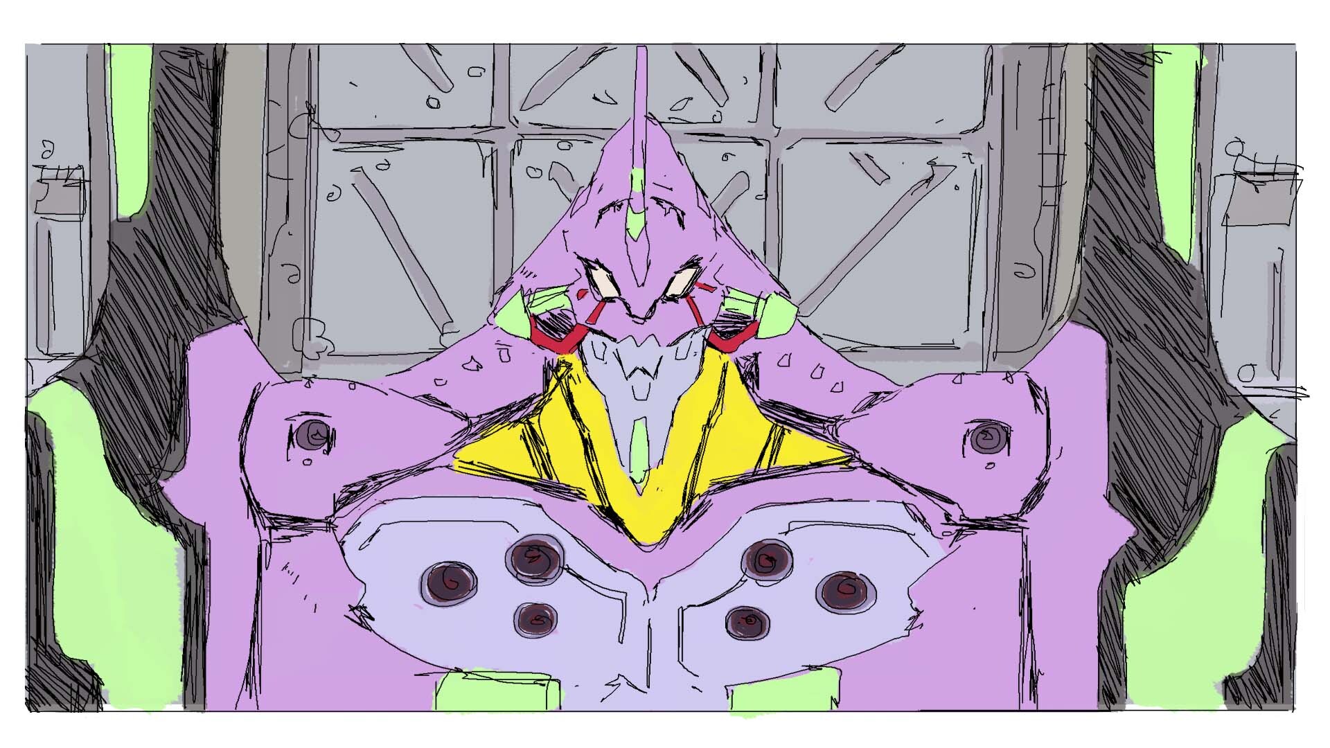 ArtStation - Evangelion unit 1.0