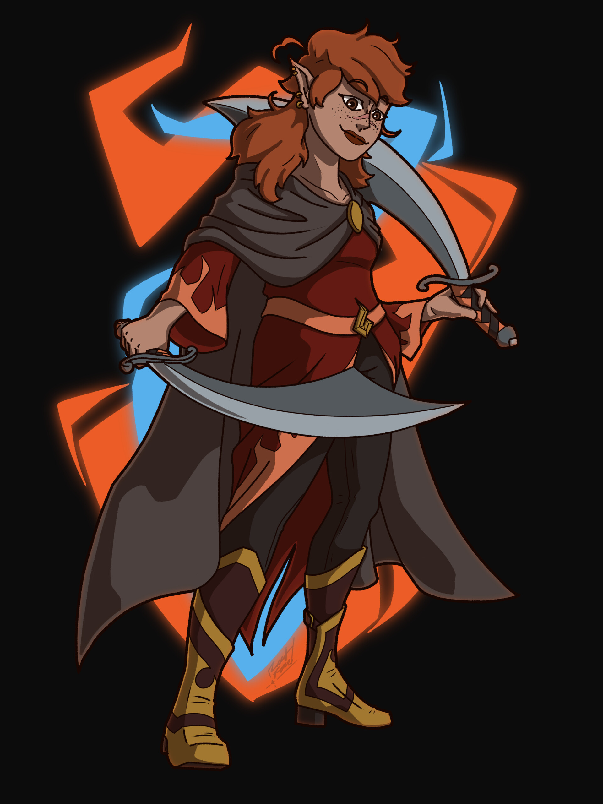 Alex Norton - Commissions: Elf Druid