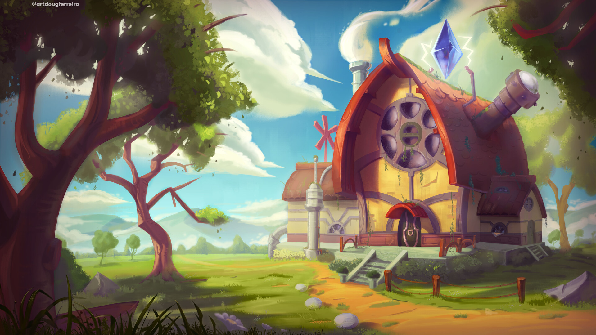 ArtStation - Inventor's house