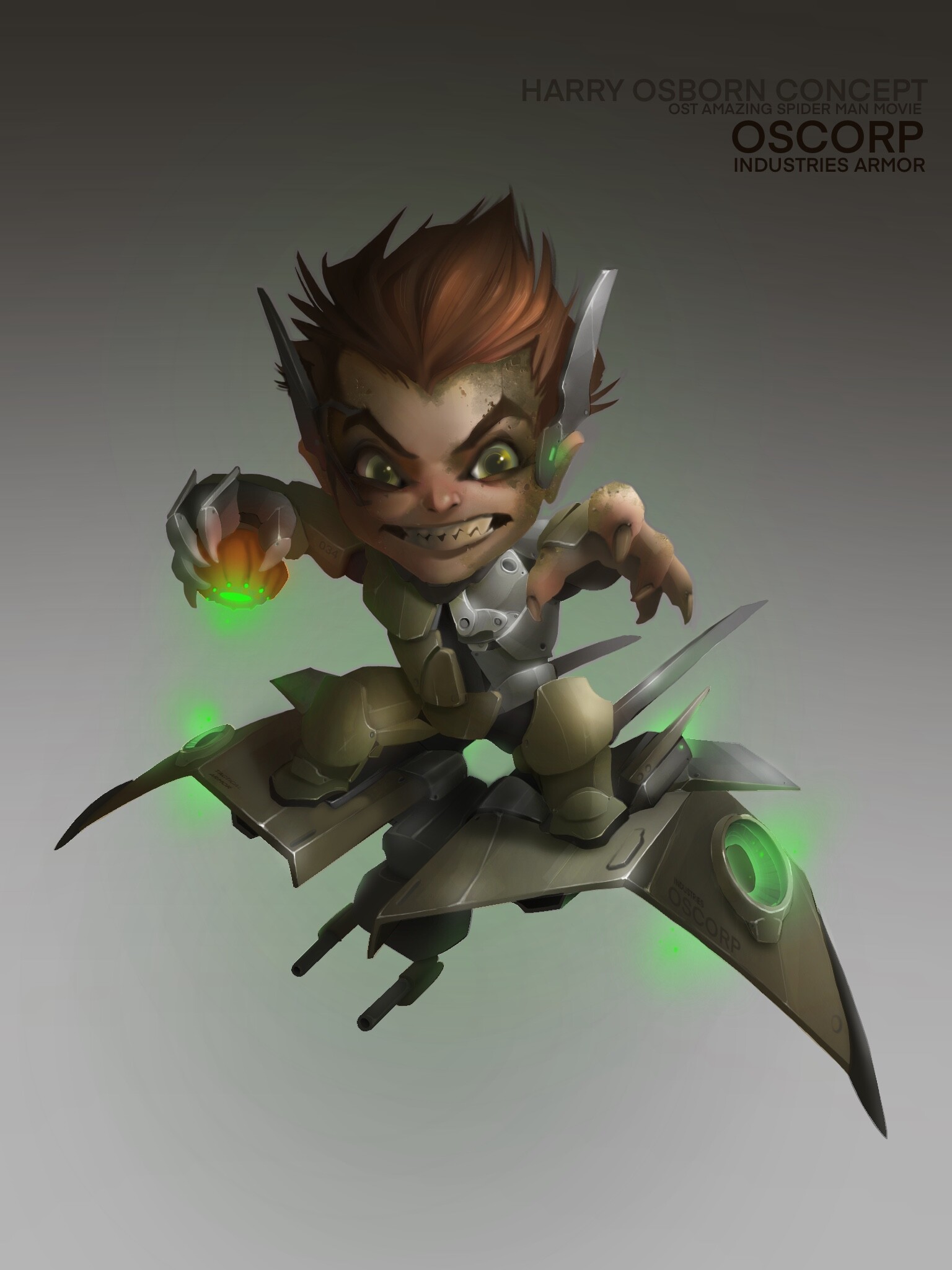 ArtStation - Harry Osborn amazing spider man the movie