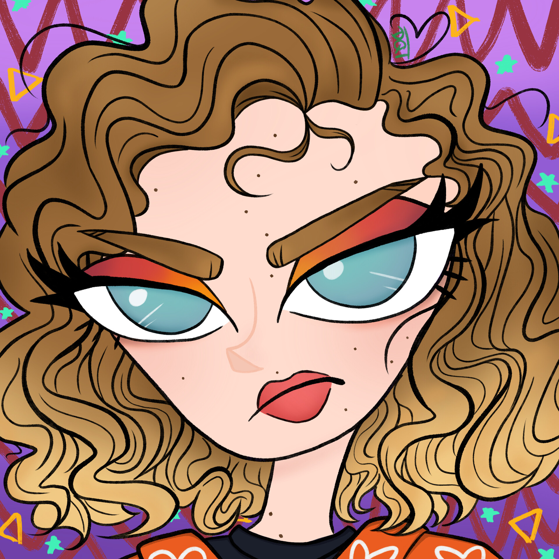 ArtStation - Moody Selfportrait