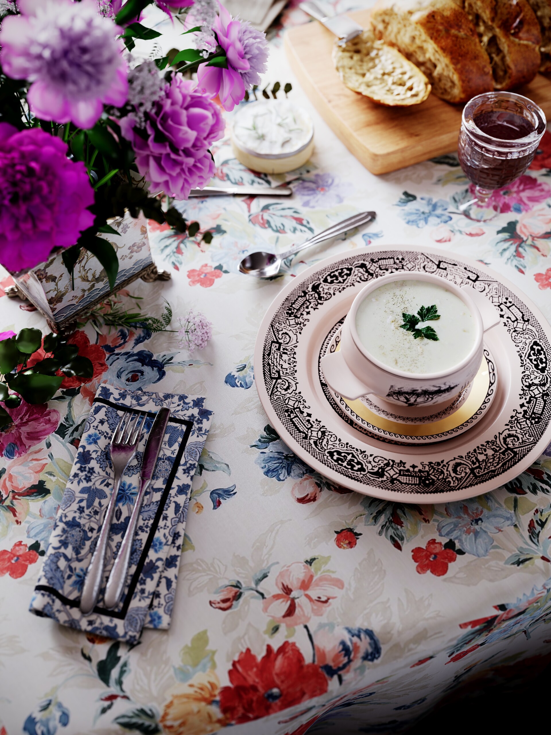 ArtStation - Farmhouse Dinner Table