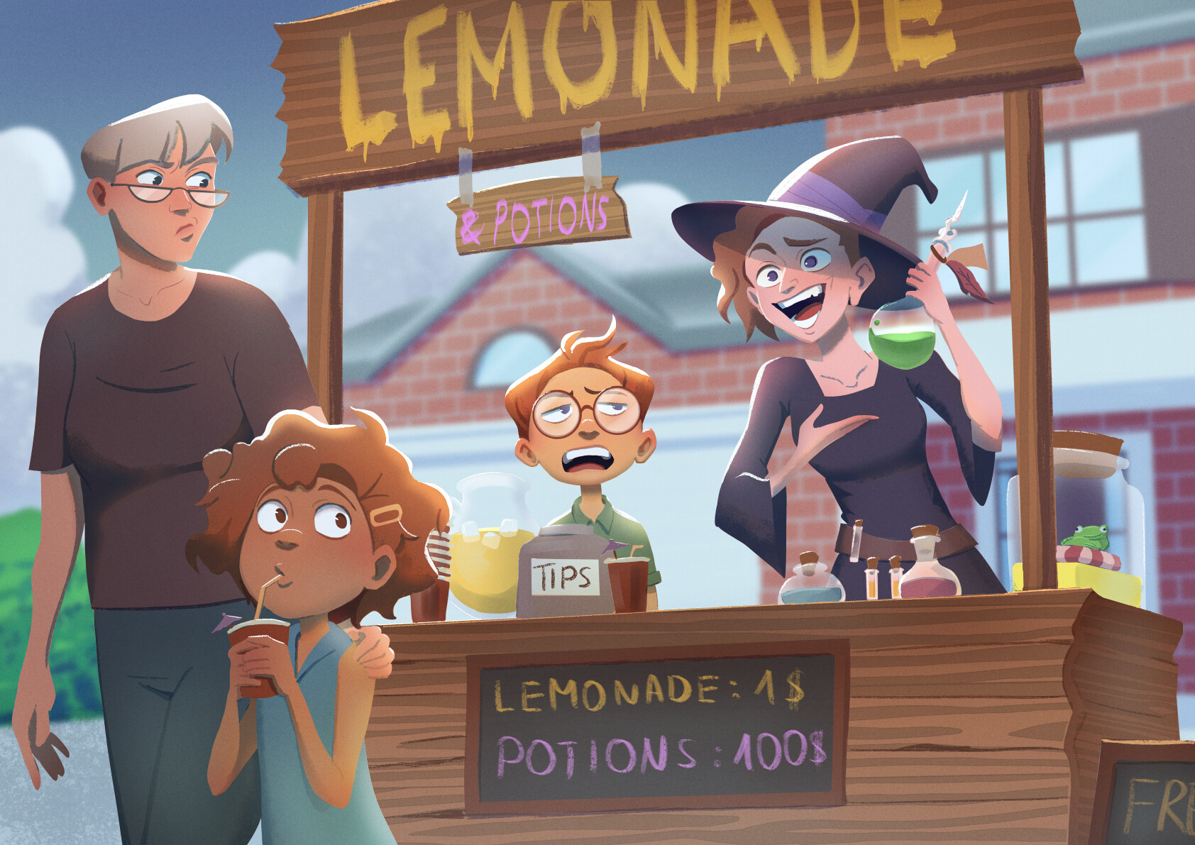ArtStation - Lemonade Stand